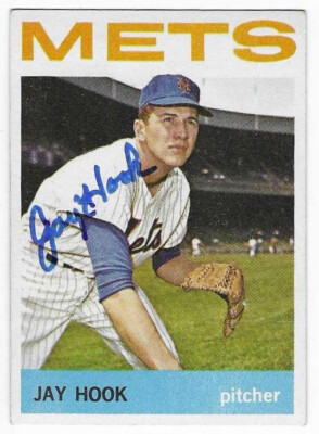 JAY HOOK 1964 TOPPS AUTOGRAPHED SIGNED # 361 NEW YORK METS | eBay