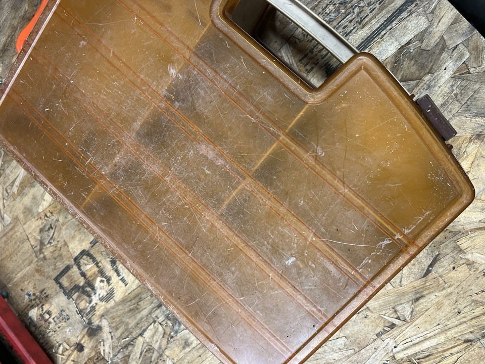 Vintage Fenwick 30 Woodstream Double Sided Fishing Tackle Box | eBay