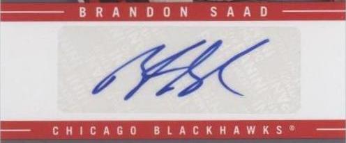 2013-14 Totally Certified - Signatures Brandon Saad #TS-BSD (AU) for ...