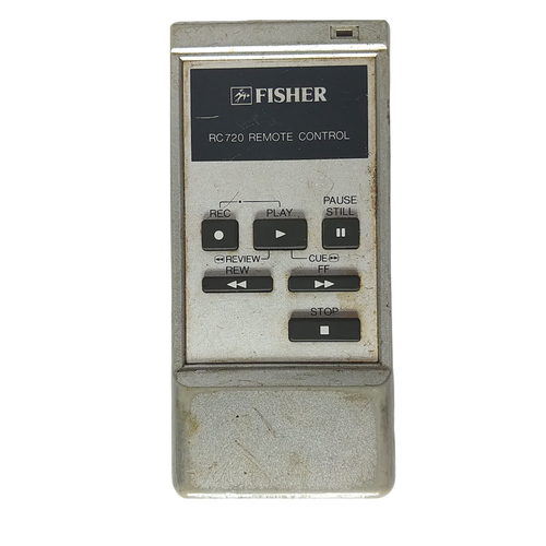 Genuine Fisher VCR Remote Control RC720 Tested Working | eBay