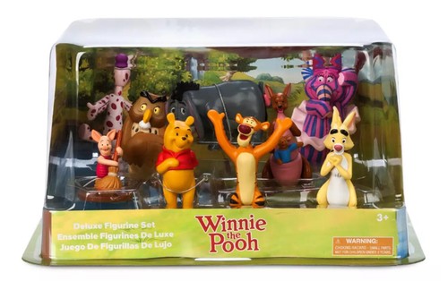 Disney Winnie the Pooh Deluxe Figurine Figure Play Toy 9 pc Set ...