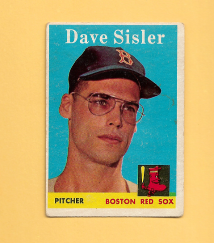1958 Topps Dave Sisler 59 Boston Red Sox Very Good Free Shipping Ebay