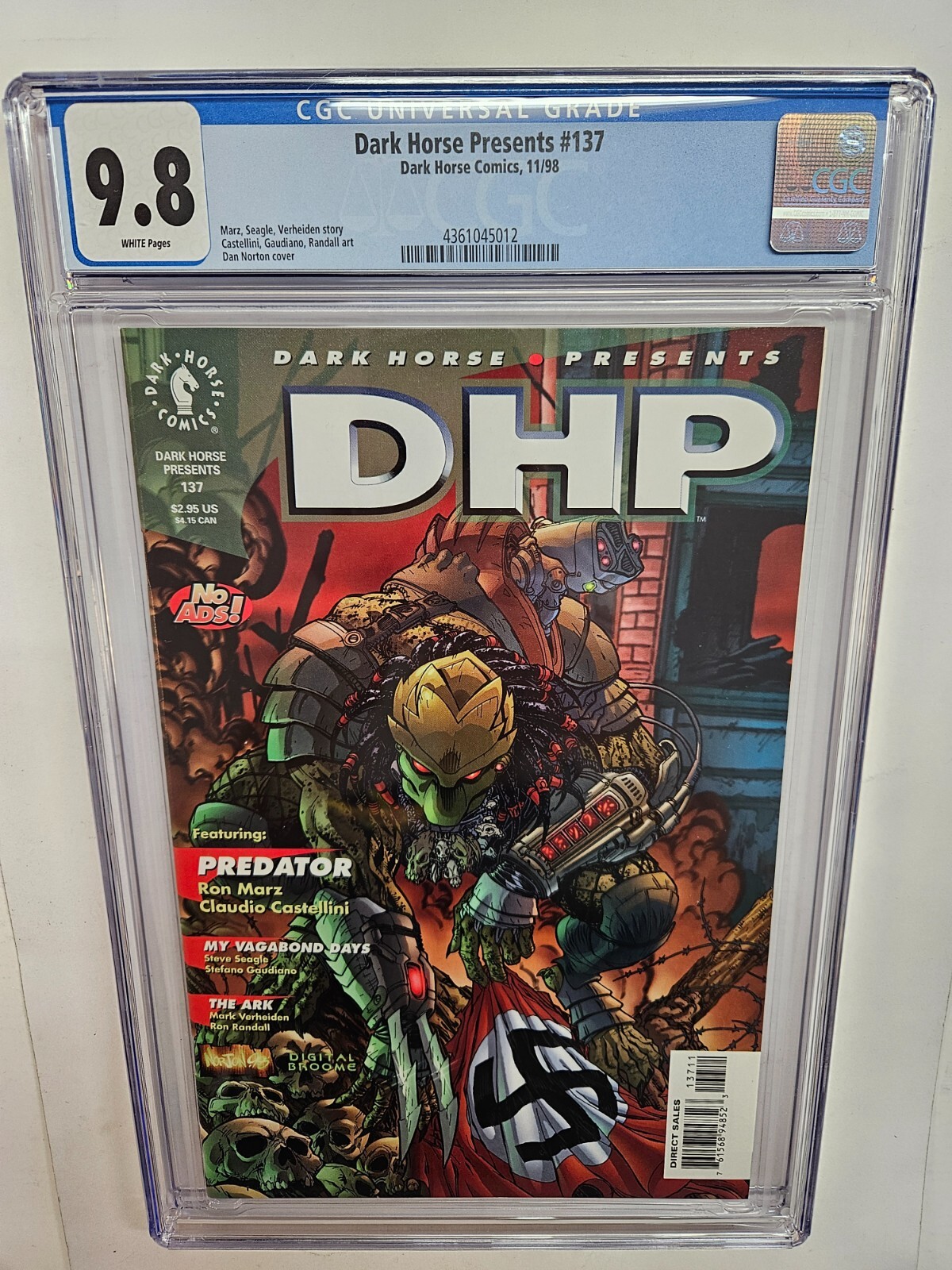Dark Horse Presents #137 RARE Predator Nazi 1998 CGC 9.8 NM+/MINT | eBay