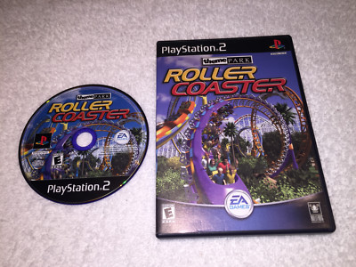 Theme Park Roller Coaster (PlayStation 2, 2000) PS2 Black Label Game in ...