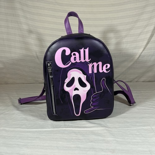 Hot Topic Scream Ghost Face “Call Me” Mini Backpack Horror Movie A2 | eBay