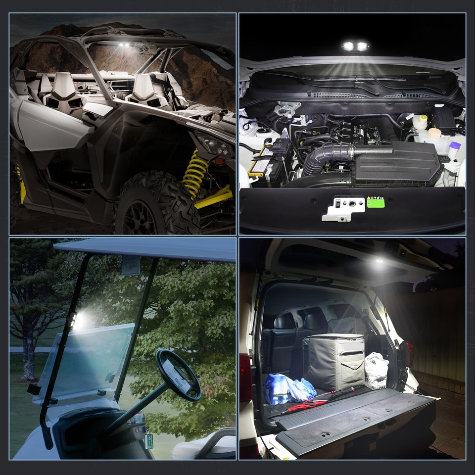 White 6-SMD Full LED Underhood Light Kit For Chevy/GMC/Cadillac/Buick ...
