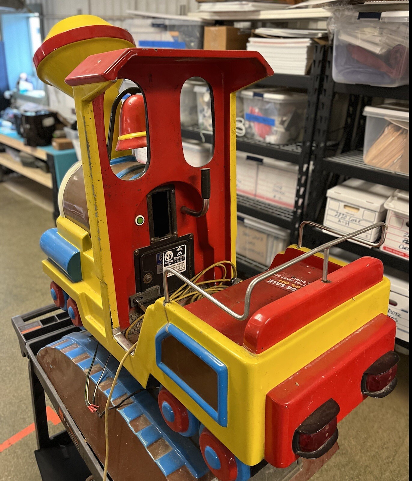 Coin-operated Train Kiddie Ride (Used) - Accepts Coins and Plays Song ...