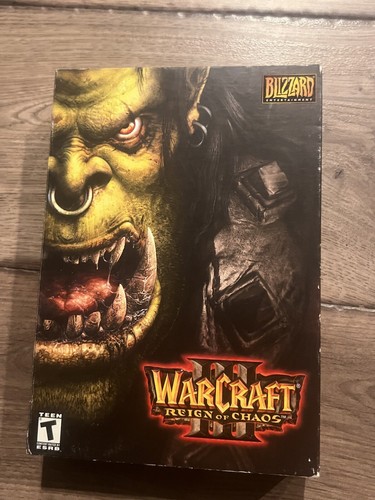 WarCraft III 3 Reign of Chaos (PC CD-ROM, 2002) BRAND NEW FACTORY ...