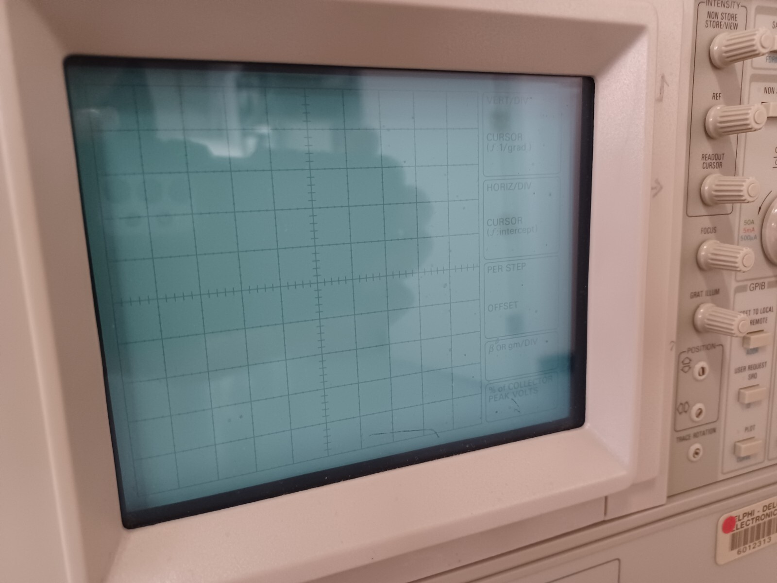 Tektronix 371A Curve Tracer w/ 371A/371B Test Fixture & Calibration ...