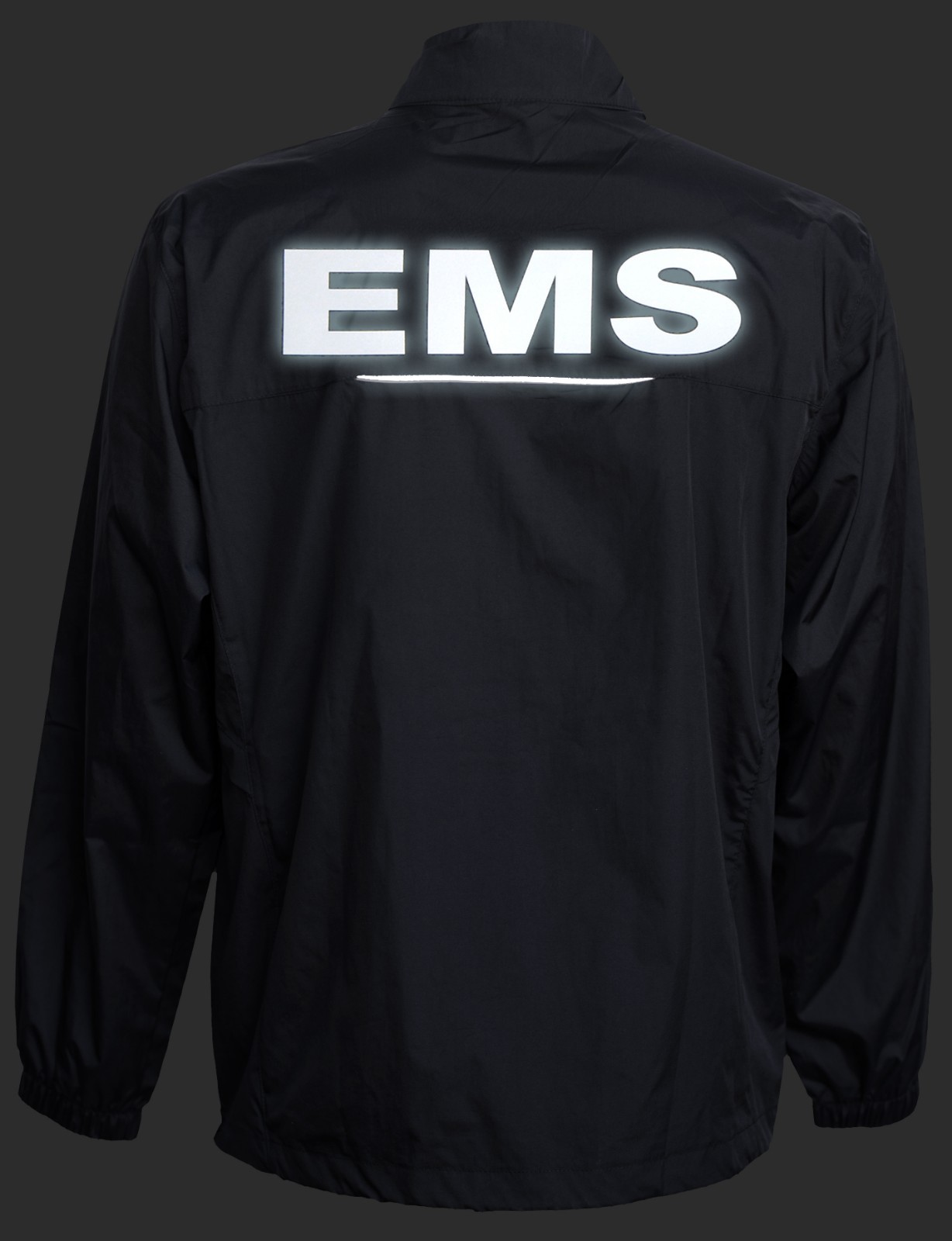 EMS windbreaker, REFLECTIVE logo, zip-up jacket, First Responder | eBay