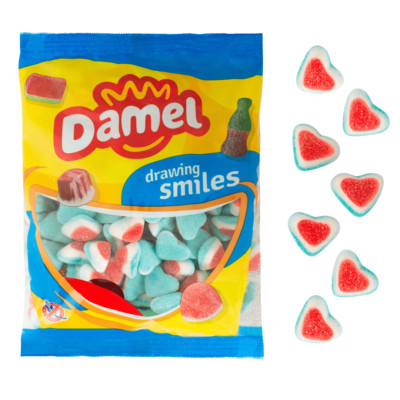 1KG Damel Blue Triple Hearts Jelly | eBay Australia