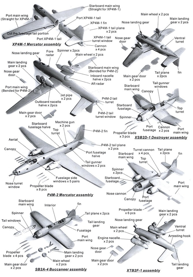 Anigrand Models 1/144 MARTIN P4M MERCATOR U.S. Navy ASW Aircraft | eBay