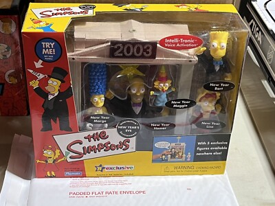 The Simpsons NEW YEAR'S EVE Toys R Us EXCLUSIVE NEW SEALED BOX WOS | eBay