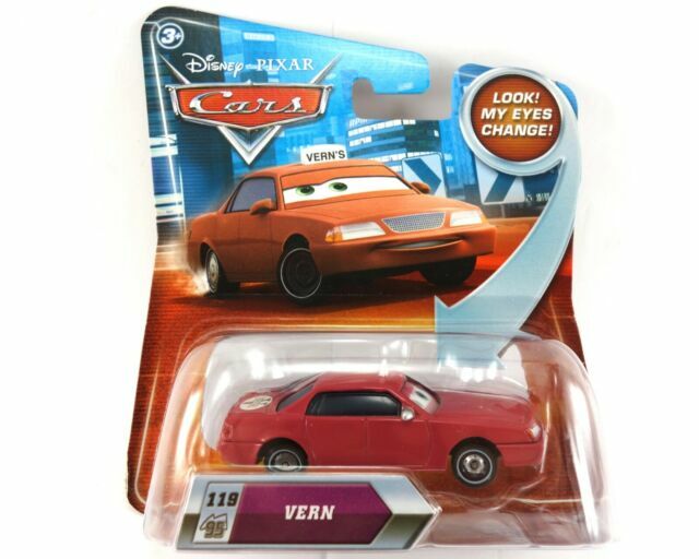 Disney Pixar Cars Moving Eyes Vern #119 Diecast Toy Taxi Vehicle 1 55 ...