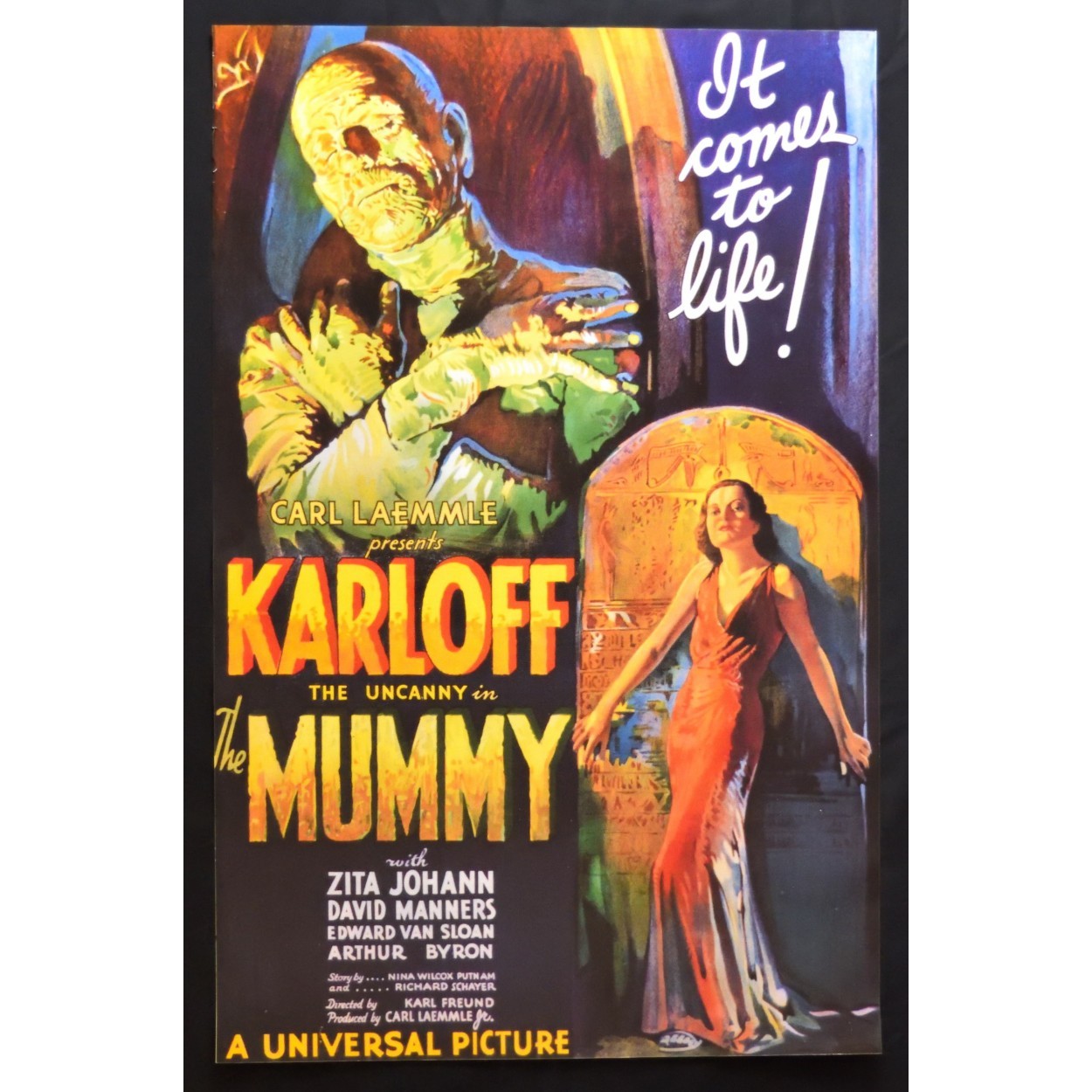 The Mummy Boris Karloff Zita Johann Manners Byron W118 | eBay UK