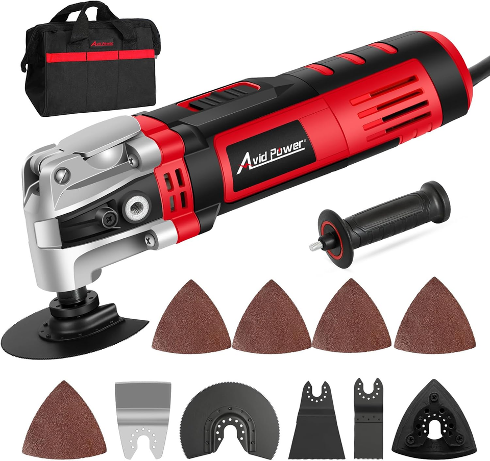 Oscillating Tool, 3.5-Amp Oscillating Multi Tool with 4.5° Oscillation ...