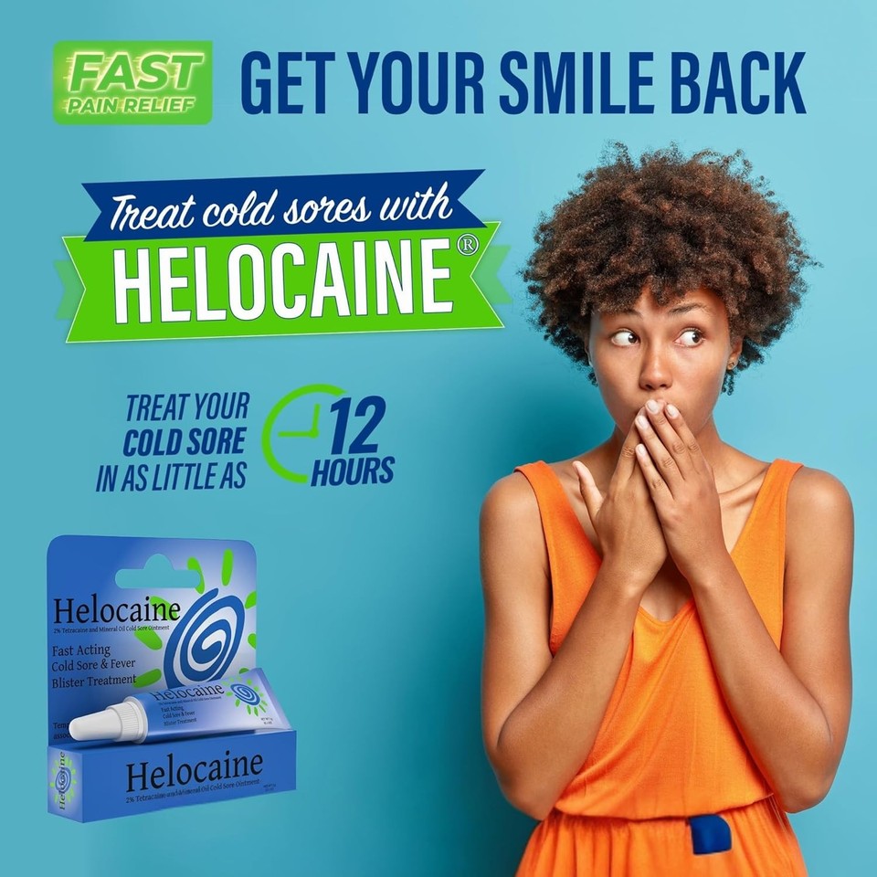 Fast Acting Cold Sore Canker Treatment for Lips & Inside Mouth, Oral ...