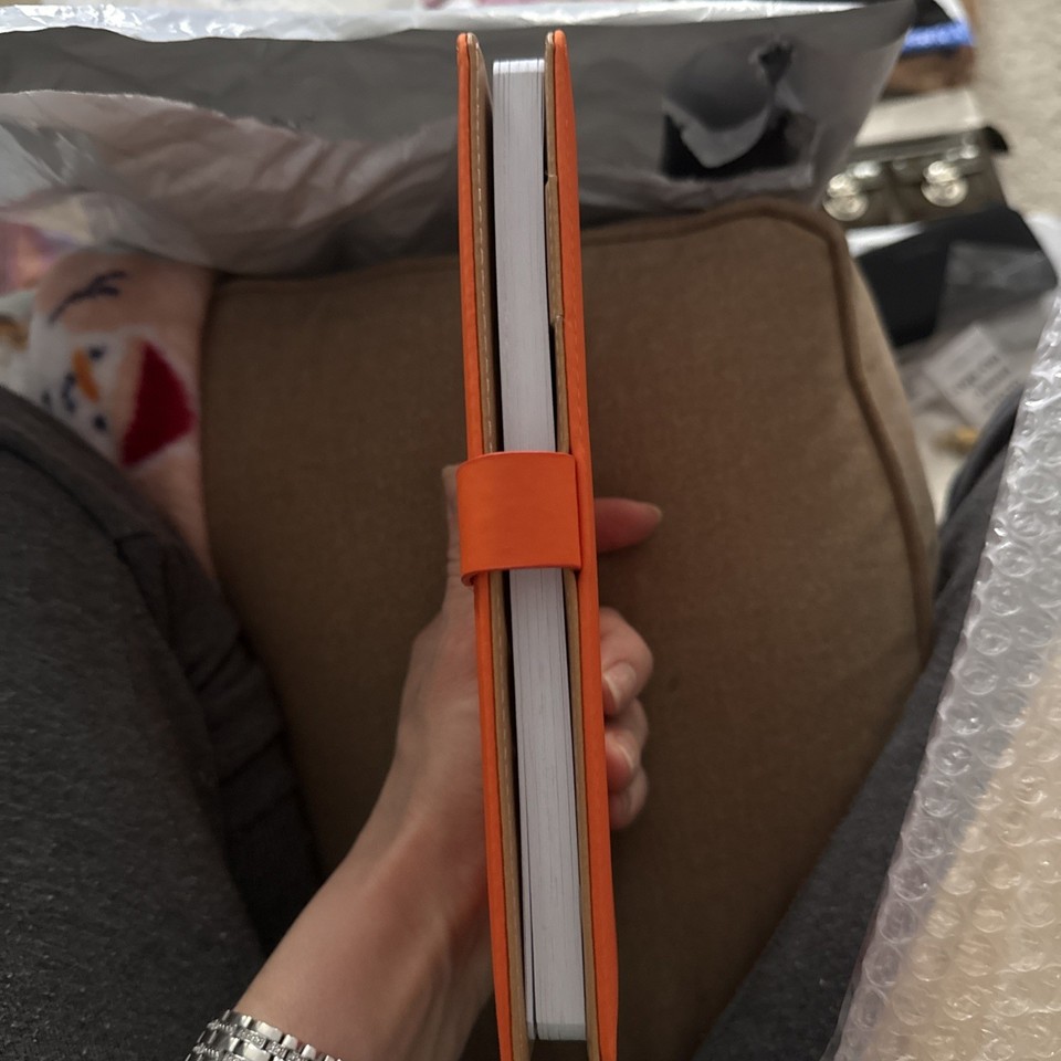 Hermès VIP Orange Notebook Journal Magnetic Closure Reusable Cover | eBay