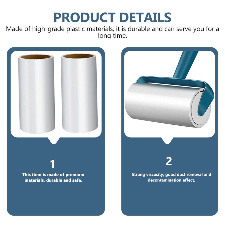 Washable Pet Hair Remover Roller Portable Cleaning Rollers Fluff ...