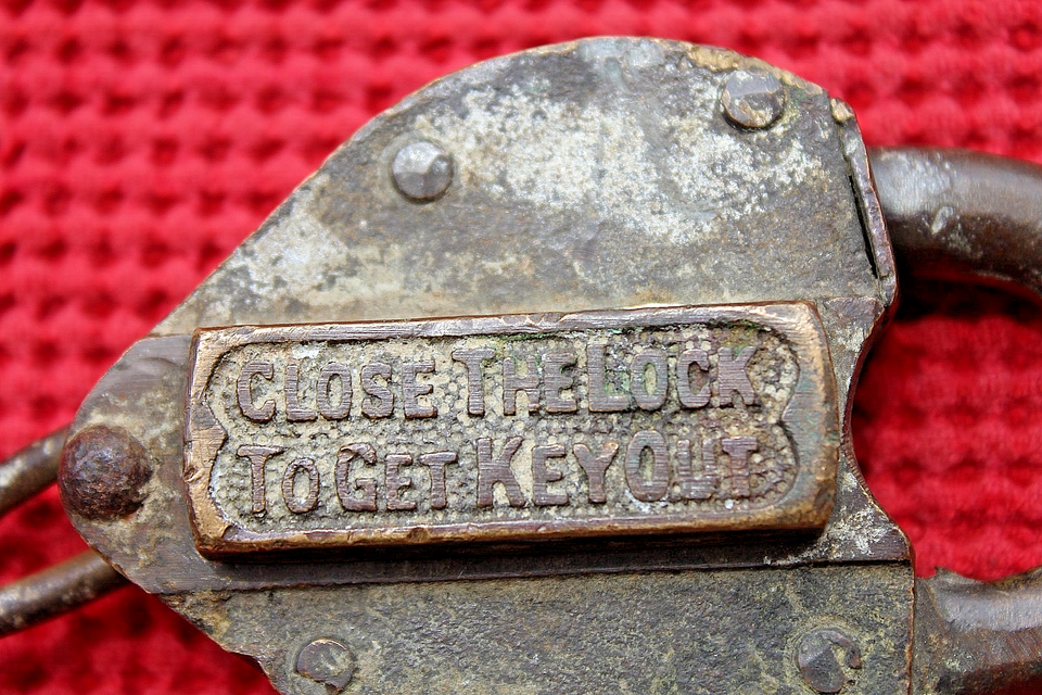 GVICO Railroad Padlock UNKNOWN Railway Lock Mark READ DESCRIPTION ...