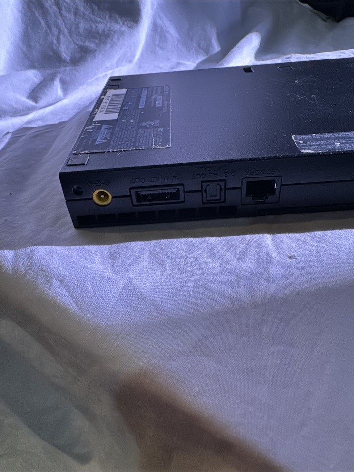 Sony PlayStation 2 PS2 Slim Black Console SCPH-75001 Console Only ...