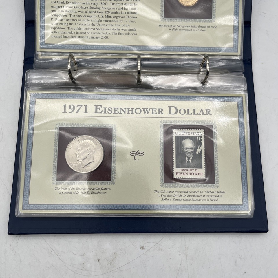US First-Issue Dollars Silver PCS Stamps & Coins Complete (Silver Eagle ...
