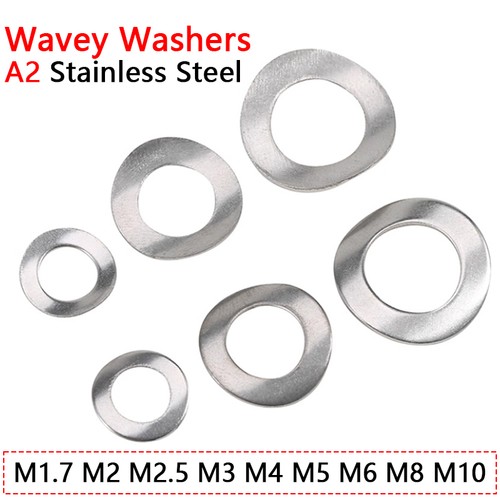 Wavey Washers Crinkle Wave Metric M1.7 M2 M2.5 M3 M4 M5 - M10 A2 ...