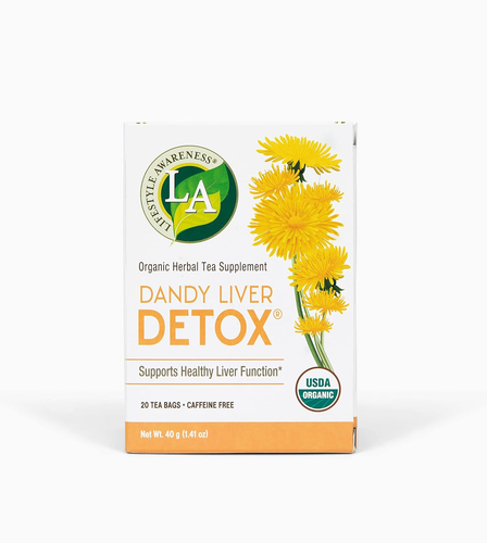 Lifestyle Awareness Teas, Caffeine Free Dandy Liver Detox Tea, 20 Count ...