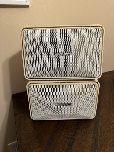 Bose Model 101 Music Monitor Pair Indoor/Outdoor White Speakers ...