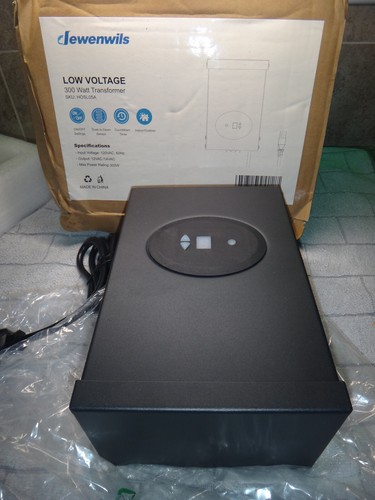 TDC Power Transformer 300 Watt Outdoor Timer TLA-300-12WA2-1 Black for ...