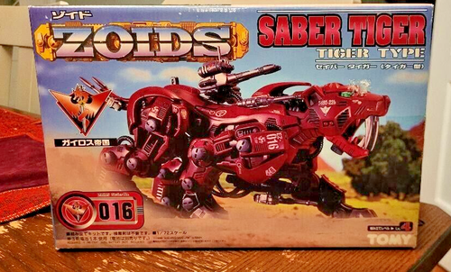 ZOIDS SABER TIGER 1/72 scale TOMY Model Kit Wind Up Action Figure | eBay