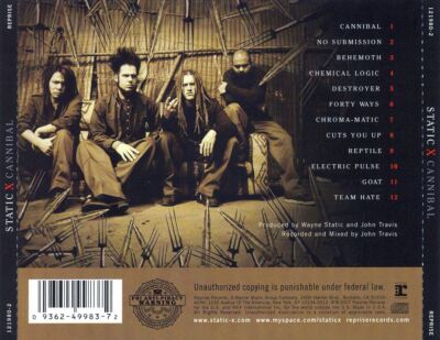 STATIC-X - CANNIBAL [EDITED] NEW CD 93624998372| eBay