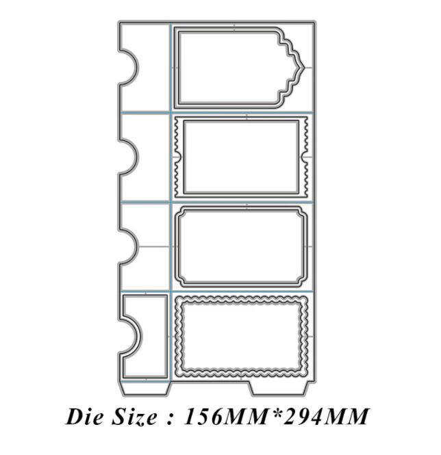 Four-layer Loose-leaf Frame Die Scrapbooking Metal Cutting Dies Card ...