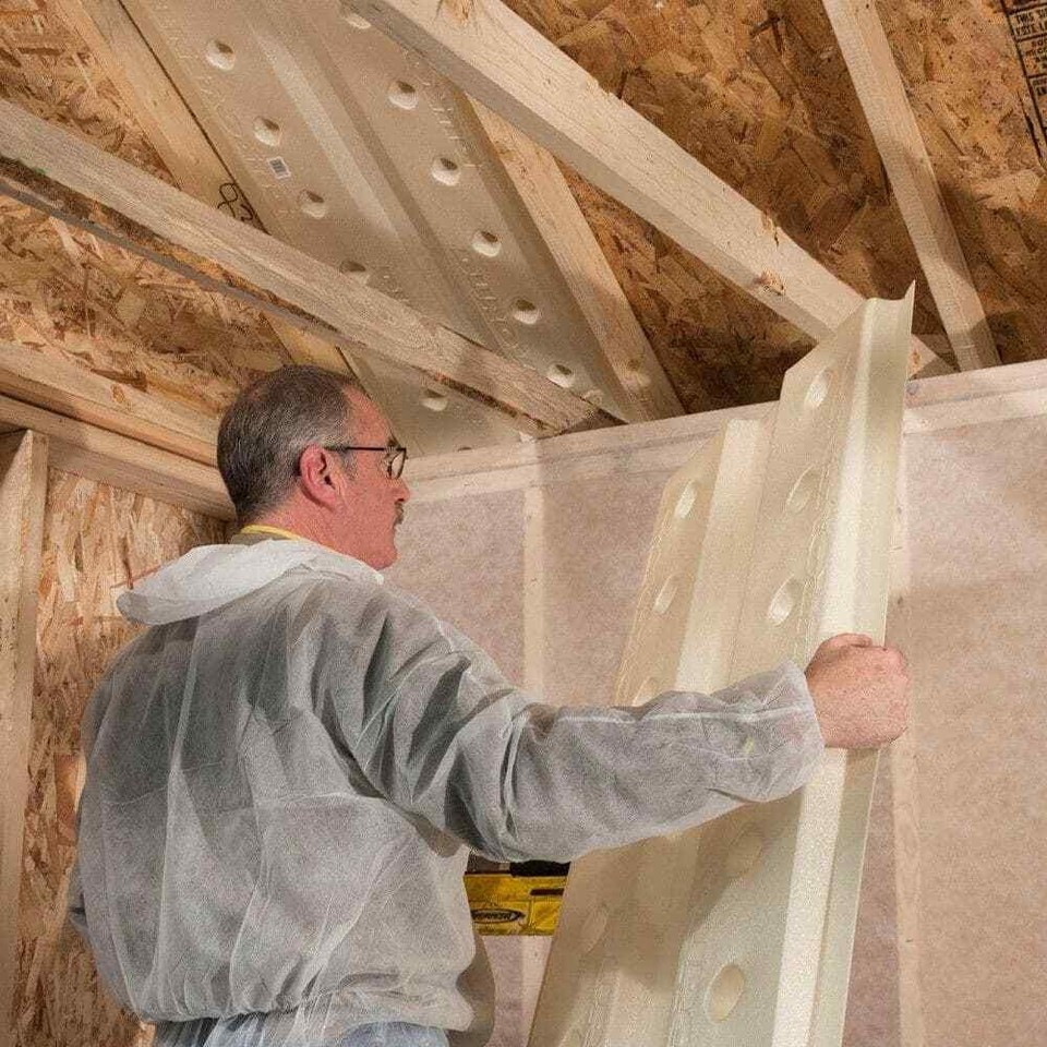 Durovent 10-Pack 22" x 48" Durovent Foam Rafter Vents -Attic Insulation ...