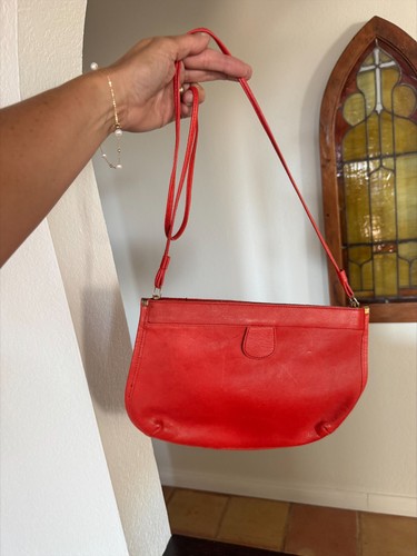 Vintage Pappagallo Red Purse – Classic Handbag with Magnetic Closure ...