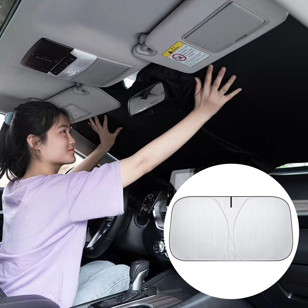 Sun Shade Durable Truck Universal SUV Front Windshield Portable For Car ...