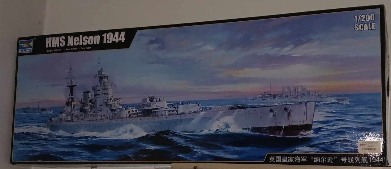 HMS Nelson 1/200 Trumpeter + book +plans | eBay