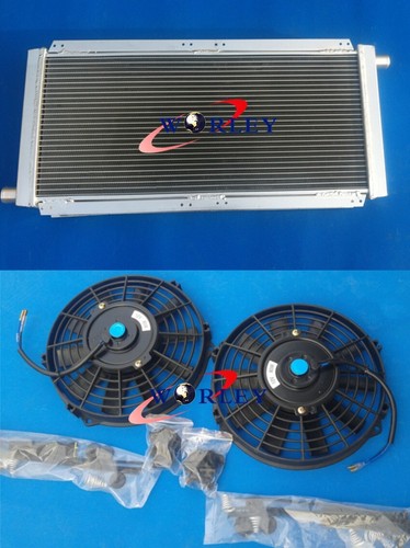 ALUMINUM RADIATOR&FANS FOR LOTUS ELISE & EXIGE SERIES 1&2 & VAUXHALL ...