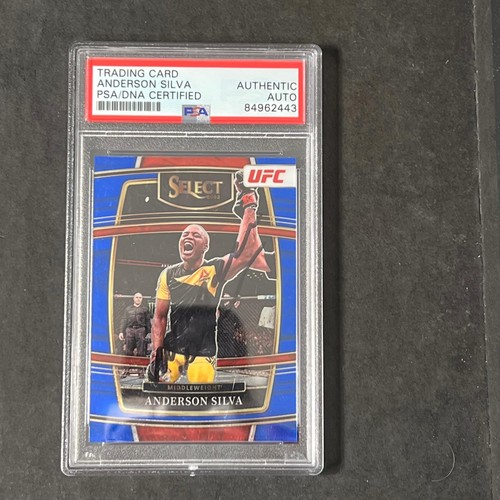 2022 Panini Select #2 Anderson Silva Signed Card AUTO PSA Slabbed UFC ...