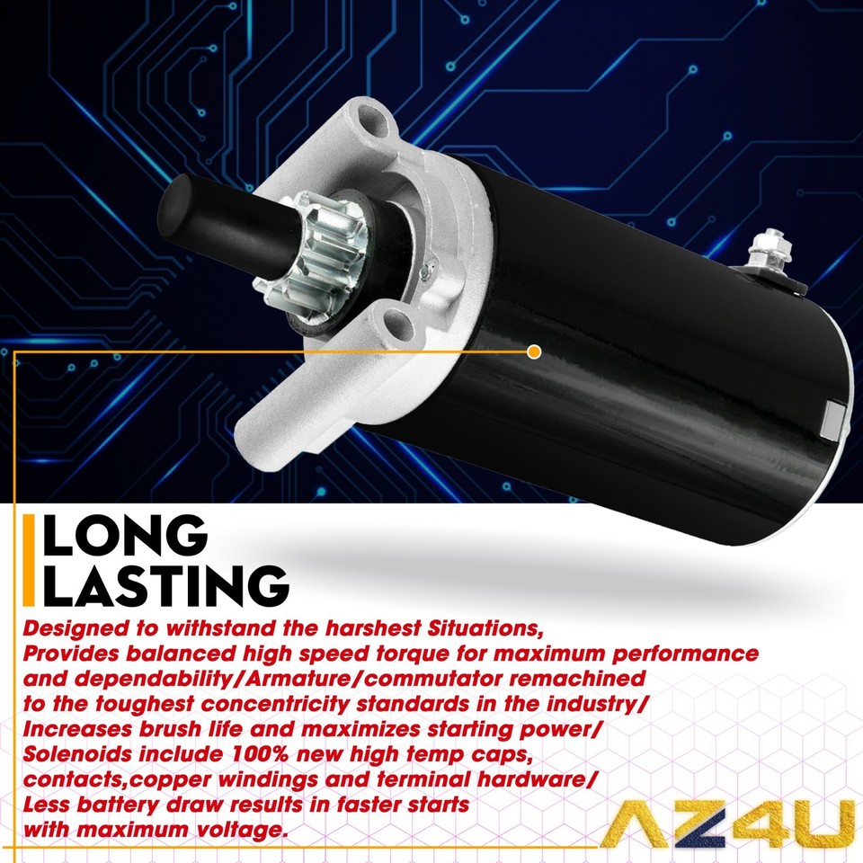 Starter For Bad Boy BADBOY Zero Turn Kohler SV840 27hp Courage Pro 015 ...