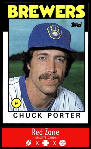 1986 Topps - #292 Chuck Porter EX+ NM Set Break | eBay