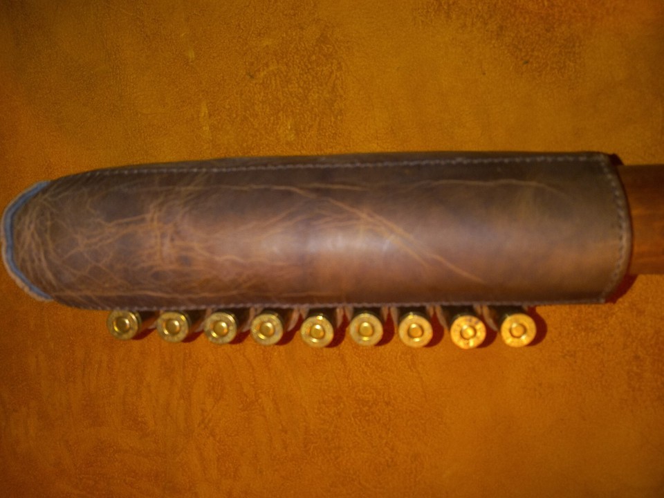 Lever Action Bolt Action Leather Rifle Recoil Cheek Pad Made In The USA ...