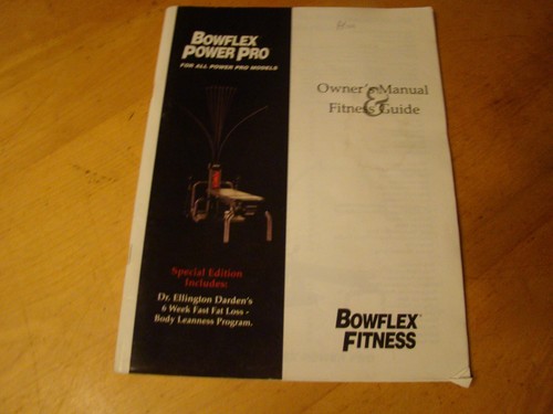 BOWFLEX POWER PRO MODEL OWNER MANUAL FITNESS GUIDE 1997 | eBay