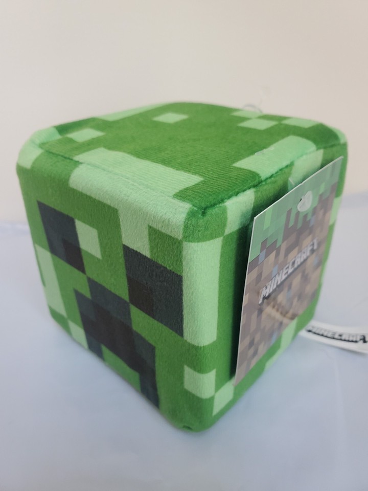 Minecraft TNT Creeper Grass Pig Plush Cubes 5" Stuffed Toys Mojang ...