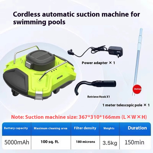Underwater Vacuum Cleaner Fish Pond Landscape Pool Bottom Cleaning ...