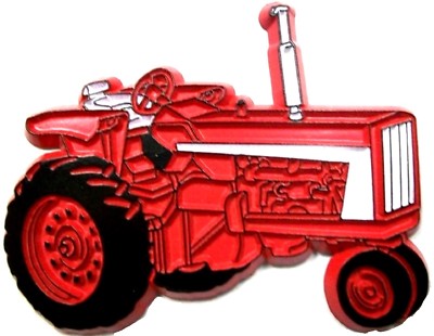 Red and White Farm Tractor Fridge Magnet | eBay