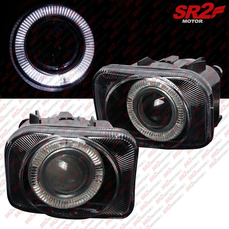 FOR 06-07 SUBARU IMPREZA WRX STI LED DRL HALO PROJECTOR FOG LAMP LIGHTS ...