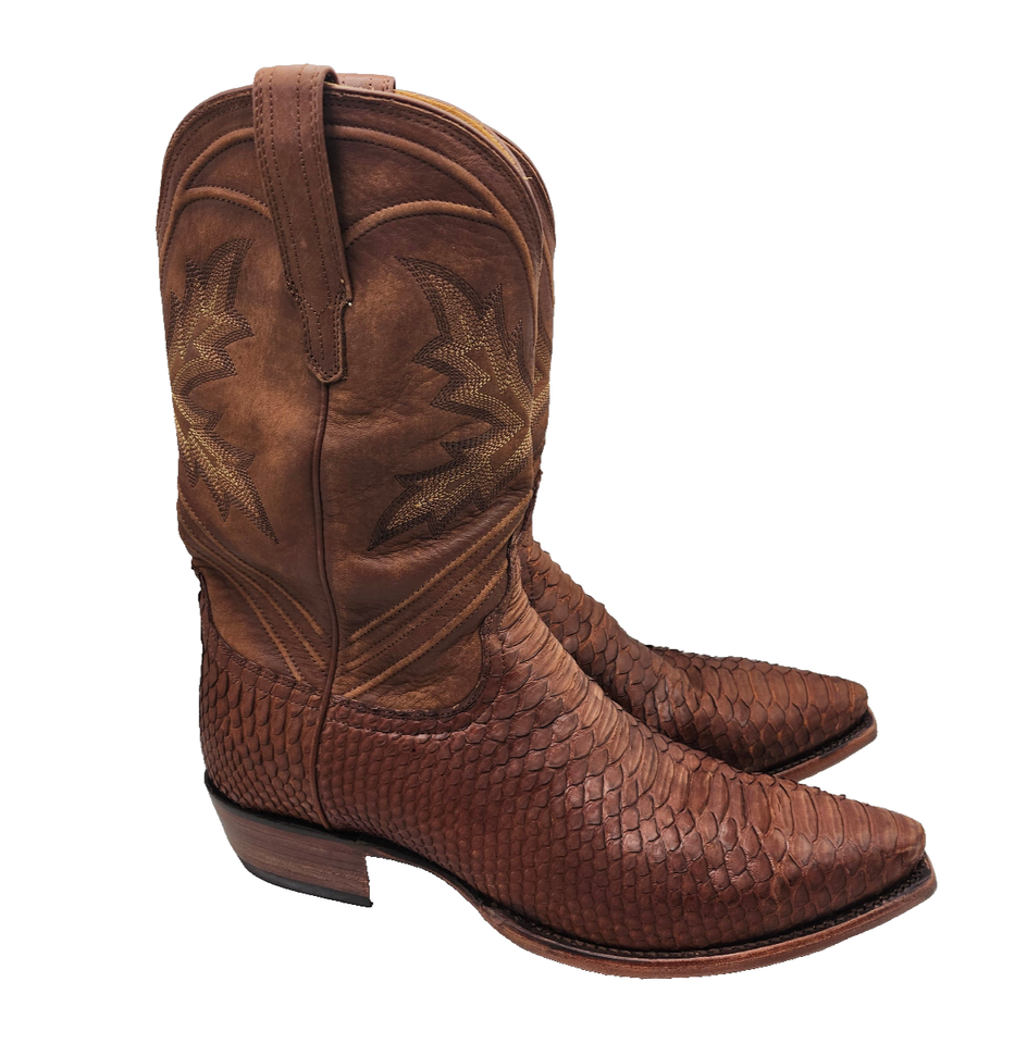 Tecovas Men's Original Limited Edition Barrett Python Boot, Size 11.5EE ...