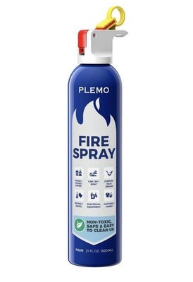 PLEMO Fire Extinguisher, Fire Extinguisher for Home, Compact 620ml Fire ...