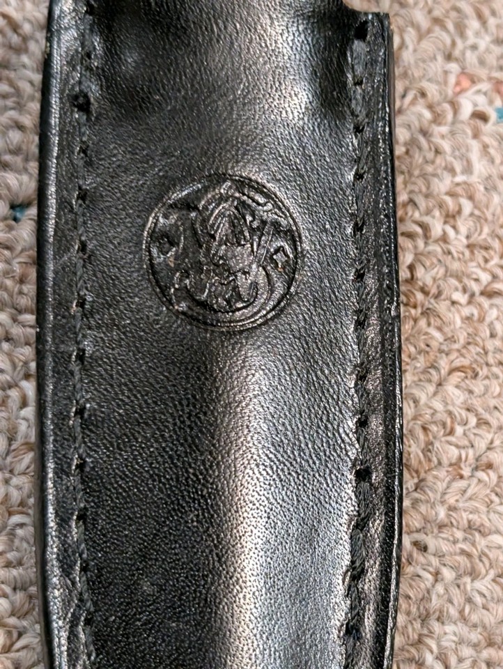 Vintage SMITH & WESSON Model 6051 Boot Knife 1980s w Sheath Stainless ...